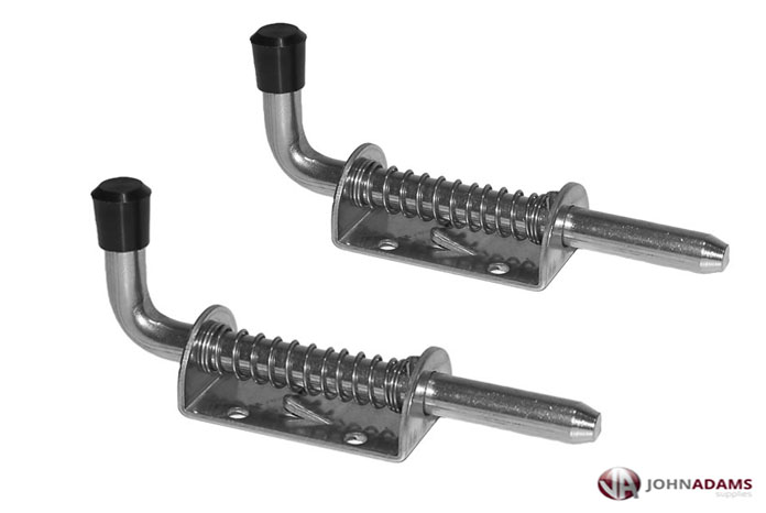 2 X 10mm Stainless Steel Spring Bolt Shoot Bolt Slip Bolt for Truck ...